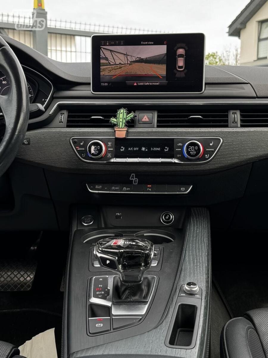 Black Audi A5 Sportback 2018 in Klaipeda, with an engine capacity of 2.00 L and mileage of 134 thousand km for 18950 €, photo 14 on AUTOMOTO.COM.LV