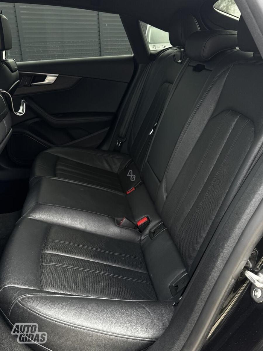Black Audi A5 Sportback 2018 in Klaipeda, with an engine capacity of 2.00 L and mileage of 134 thousand km for 18950 €, photo 16 on AUTOMOTO.COM.LV
