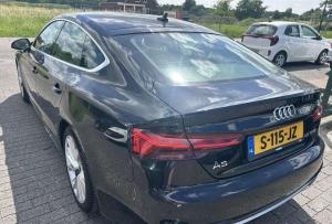 Black Audi A5 Sportback 2023 in Kaunas, with an engine capacity of 2.00 L and mileage of 84 thousand km for 20449 €, photo 7 on AUTOMOTO.COM.LV