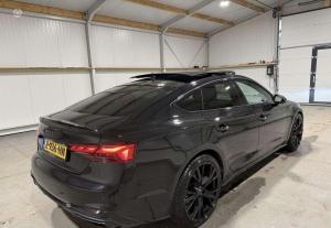 Black Audi A5 Sportback 2024 in Kaunas, with an engine capacity of 2.00 L and mileage of 73 thousand km for 21900 €, photo 5 on AUTOMOTO.COM.LV
