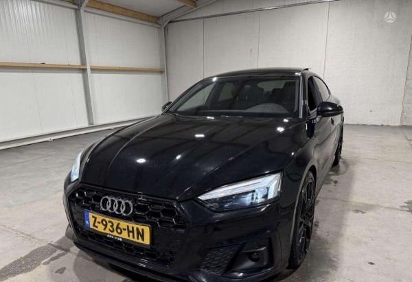Black Audi A5 Sportback 2024 in Kaunas, with an engine capacity of 2.00 L and mileage of 73 thousand km for 21900 €, photo 7 on AUTOMOTO.COM.LV