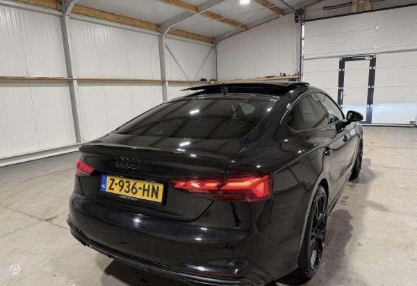 Black Audi A5 Sportback 2024 in Kaunas, with an engine capacity of 2.00 L and mileage of 73 thousand km for 21900 €, photo 9 on AUTOMOTO.COM.LV
