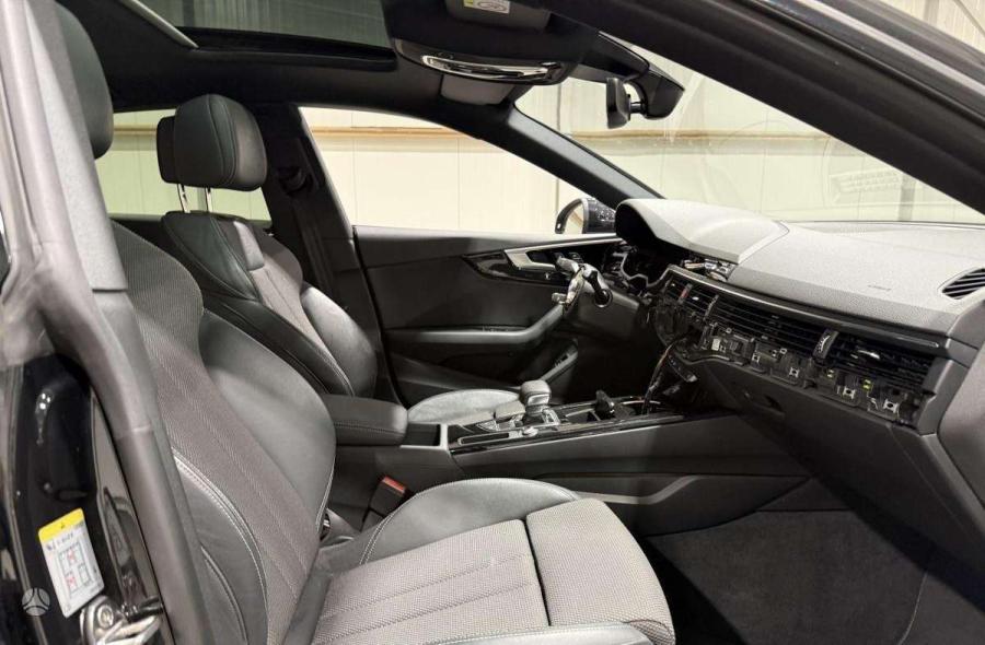 Black Audi A5 Sportback 2024 in Kaunas, with an engine capacity of 2.00 L and mileage of 73 thousand km for 21900 €, photo 13 on AUTOMOTO.COM.LV