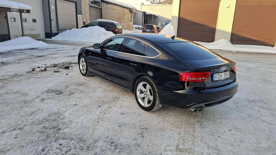 Черный Ауди A5 Sportback 2009 в Тельшяй, объемом двигателя 1.97 л и пробегом 340 тыс. км за 8150 €, фото 6 на AUTOMOTO.COM.LV