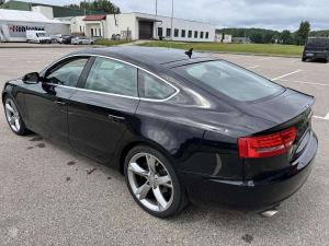 Black Audi A5 Sportback 2009 in Prienai, with an engine capacity of 2.97 L and mileage of 300 thousand km for 6700 €, photo 8 on AUTOMOTO.COM.LV