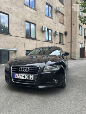 Melns Audi A5 Sportback 2009 Kauņa, ar dzinēja tilpumu 2.00 L un nobraukumu 174 tūkst. km par 4700 €, foto  vietnē AUTOMOTO.COM.LV