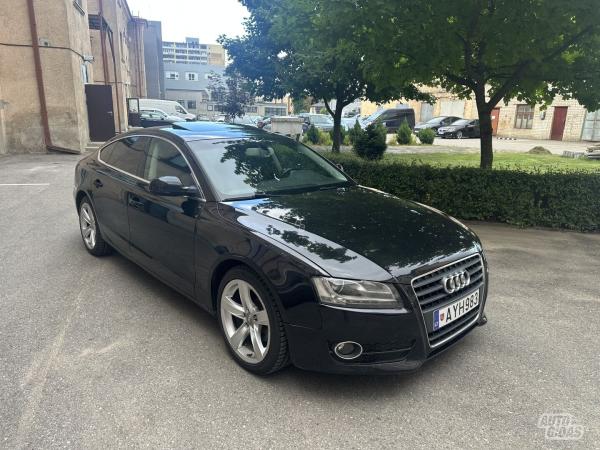 Черный Ауди A5 Sportback 2009 в Каунас, объемом двигателя 2.00 л и пробегом 174 тыс. км за 4250 €, фото 2 на AUTOMOTO.COM.LV