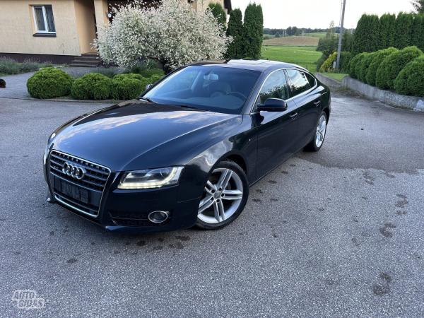 Melns Audi A5 Sportback 2010 Šauļi, ar dzinēja tilpumu 2.70 L un nobraukumu 305 tūkst. km par 6700 €, foto 1 vietnē AUTOMOTO.COM.LV