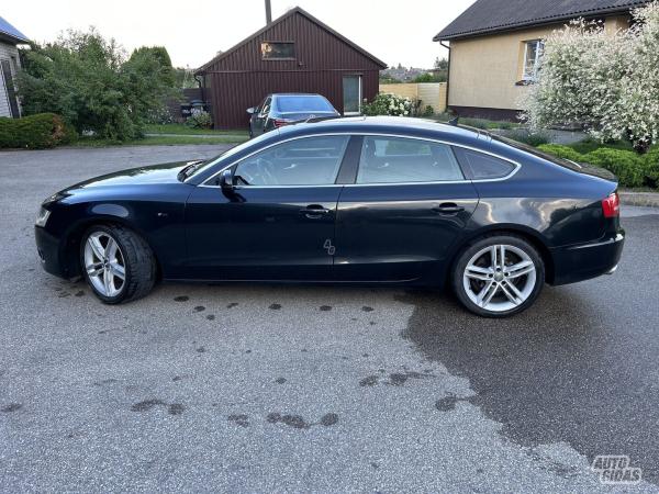 Melns Audi A5 Sportback 2010 Šauļi, ar dzinēja tilpumu 2.70 L un nobraukumu 305 tūkst. km par 6700 €, foto 2 vietnē AUTOMOTO.COM.LV