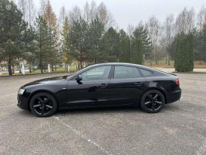 Black Audi A5 Sportback 2010 in Alytus, with an engine capacity of 2.00 L and mileage of 319 thousand km for 7900 €, photo 6 on AUTOMOTO.COM.LV