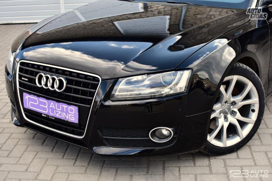 Melns Audi A5 Sportback 2010 Kretinga, ar dzinēja tilpumu 3.00 L un nobraukumu 293 tūkst. km par 6450 €, foto 3 vietnē AUTOMOTO.COM.LV