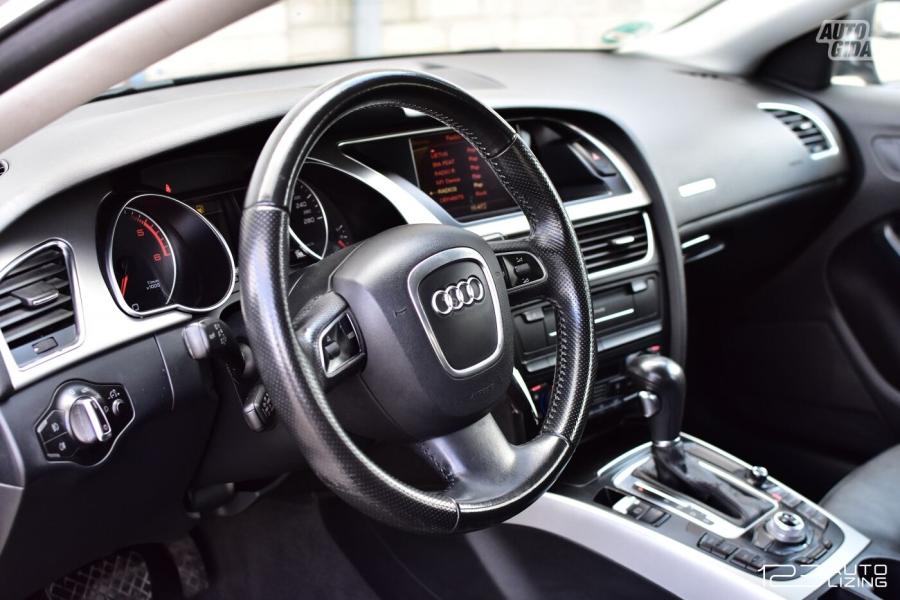 Melns Audi A5 Sportback 2010 Kretinga, ar dzinēja tilpumu 3.00 L un nobraukumu 293 tūkst. km par 6450 €, foto 21 vietnē AUTOMOTO.COM.LV