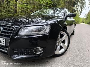 Black Audi A5 Sportback 2010 in Alytus, with an engine capacity of 2.00 L and mileage of 271 thousand km for 5100 €, photo  on AUTOMOTO.COM.LV