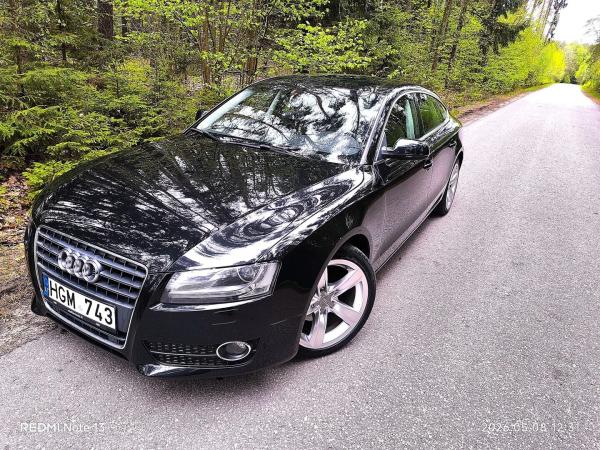 Черный Ауди A5 Sportback 2010 в Алитус, объемом двигателя 2.00 л и пробегом 271 тыс. км за 5100 €, фото 2 на AUTOMOTO.COM.LV