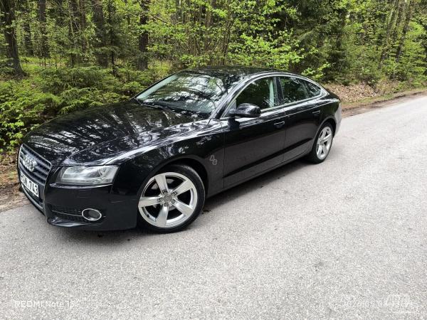 Черный Ауди A5 Sportback 2010 в Алитус, объемом двигателя 2.00 л и пробегом 271 тыс. км за 5100 €, фото 6 на AUTOMOTO.COM.LV