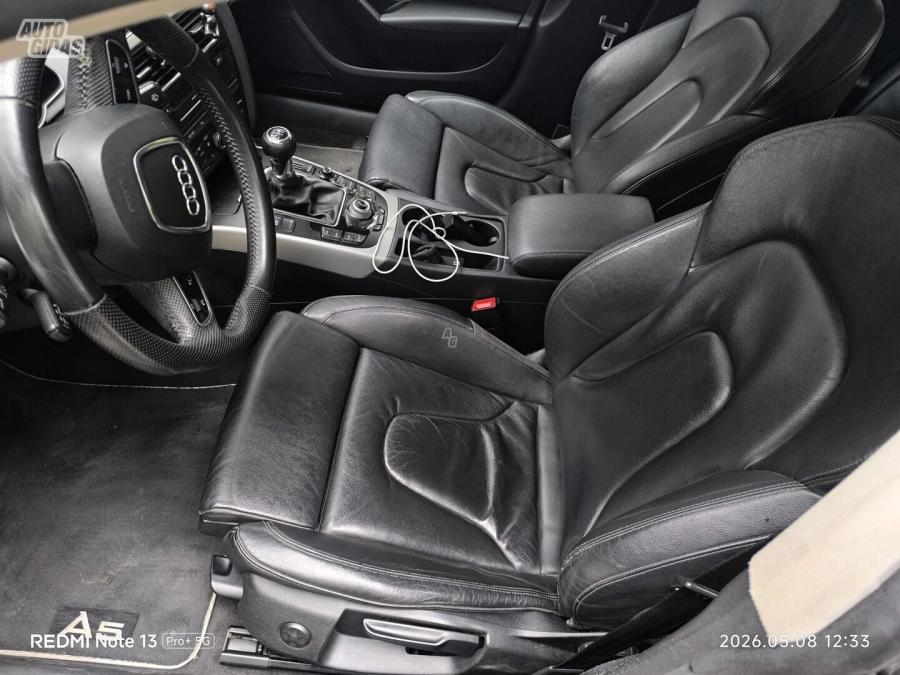 Black Audi A5 Sportback 2010 in Alytus, with an engine capacity of 2.00 L and mileage of 271 thousand km for 5100 €, photo 10 on AUTOMOTO.COM.LV