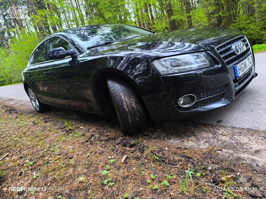 Черный Ауди A5 Sportback 2010 в Алитус, объемом двигателя 2.00 л и пробегом 271 тыс. км за 5100 €, фото 5 на AUTOMOTO.COM.LV