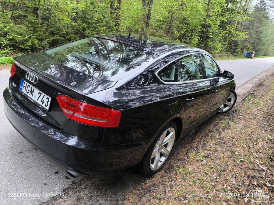 Черный Ауди A5 Sportback 2010 в Алитус, объемом двигателя 2.00 л и пробегом 271 тыс. км за 5100 €, фото 6 на AUTOMOTO.COM.LV