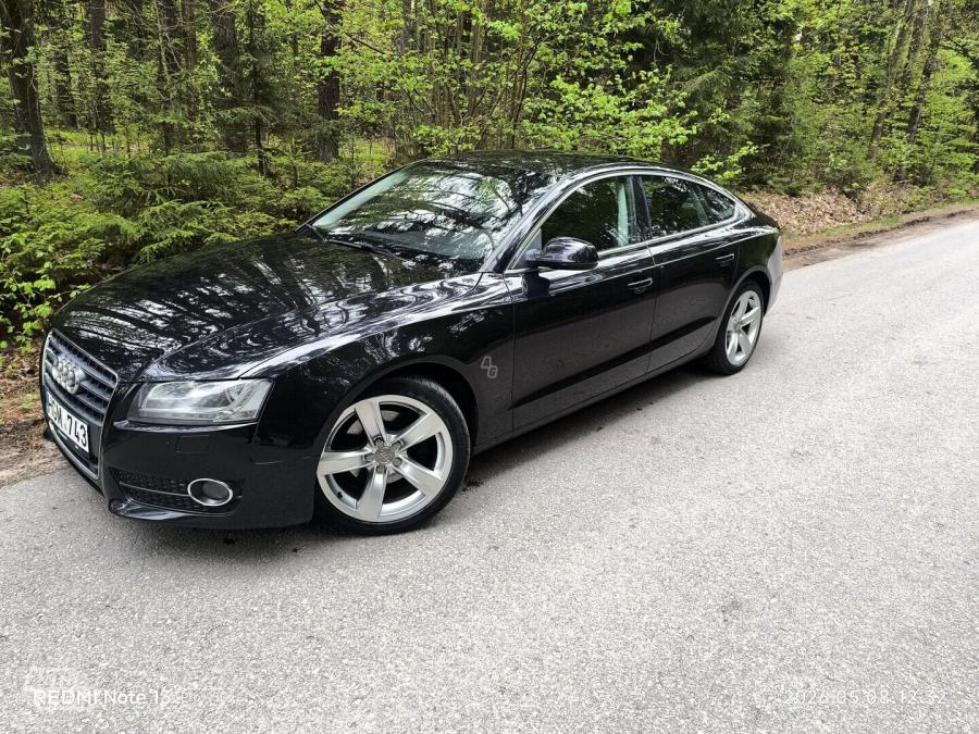 Черный Ауди A5 Sportback 2010 в Алитус, объемом двигателя 2.00 л и пробегом 271 тыс. км за 5100 €, фото 8 на AUTOMOTO.COM.LV