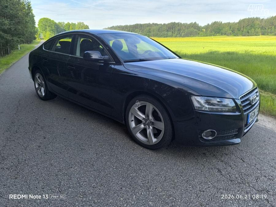 Черный Ауди A5 Sportback 2010 в Пренай, объемом двигателя 2.00 л и пробегом 274 тыс. км за 5150 €, фото 15 на AUTOMOTO.COM.LV