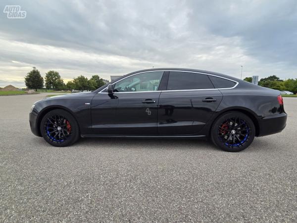 Melns Audi A5 Sportback 2010 Kauņa, ar dzinēja tilpumu 3.00 L un nobraukumu 360 tūkst. km par 7400 €, foto 2 vietnē AUTOMOTO.COM.LV
