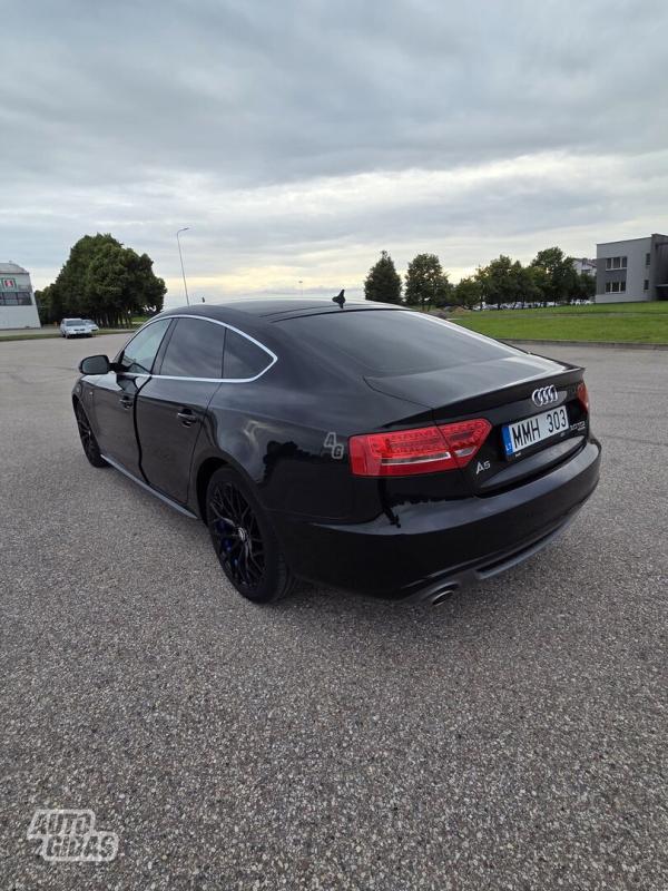 Melns Audi A5 Sportback 2010 Kauņa, ar dzinēja tilpumu 3.00 L un nobraukumu 360 tūkst. km par 7400 €, foto 10 vietnē AUTOMOTO.COM.LV