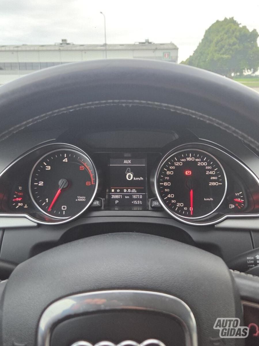 Black Audi A5 Sportback 2010 in Kaunas, with an engine capacity of 3.00 L and mileage of 360 thousand km for 7400 €, photo 27 on AUTOMOTO.COM.LV