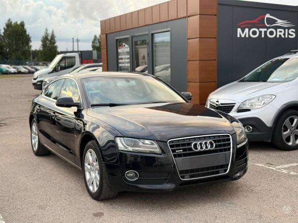 Черный Ауди A5 Sportback 2010 в Паневежис, объемом двигателя 1.97 л и пробегом 461 тыс. км за 5300 €, фото 1 на AUTOMOTO.COM.LV