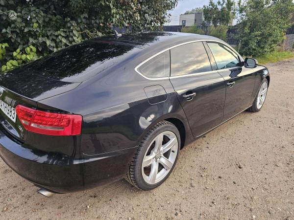 Black Audi A5 Sportback 2010 in Kaunas, with an engine capacity of 2.00 L and mileage of 174 thousand km for 5450 €, photo 7 on AUTOMOTO.COM.LV