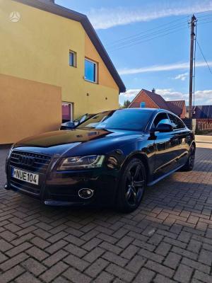 Черный Ауди A5 Sportback 2010 в Таураге, объемом двигателя 1.97 л и пробегом 254 тыс. км за 7950 €, фото 6 на AUTOMOTO.COM.LV