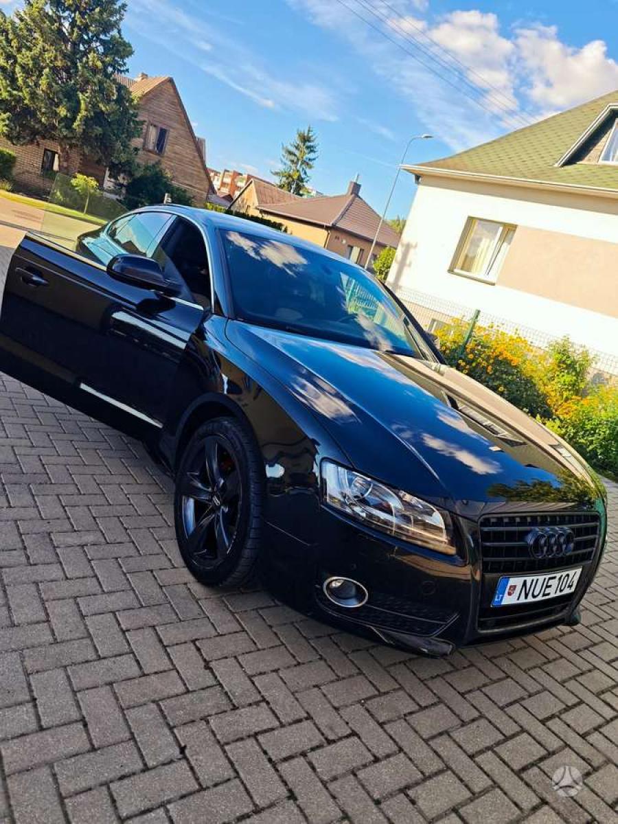 Черный Ауди A5 Sportback 2010 в Таураге, объемом двигателя 1.97 л и пробегом 254 тыс. км за 7950 €, фото 8 на AUTOMOTO.COM.LV