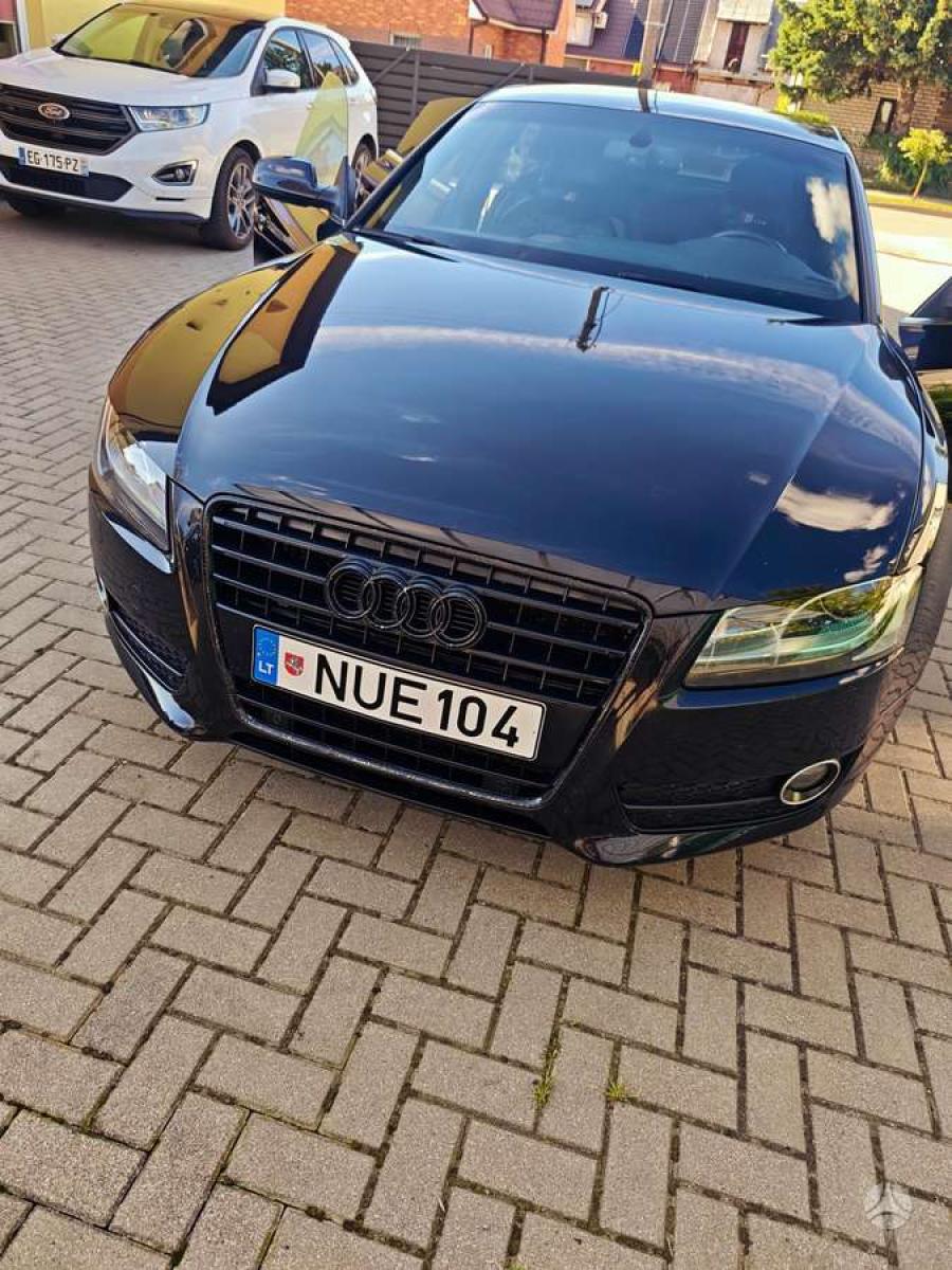 Черный Ауди A5 Sportback 2010 в Таураге, объемом двигателя 1.97 л и пробегом 254 тыс. км за 7950 €, фото 10 на AUTOMOTO.COM.LV