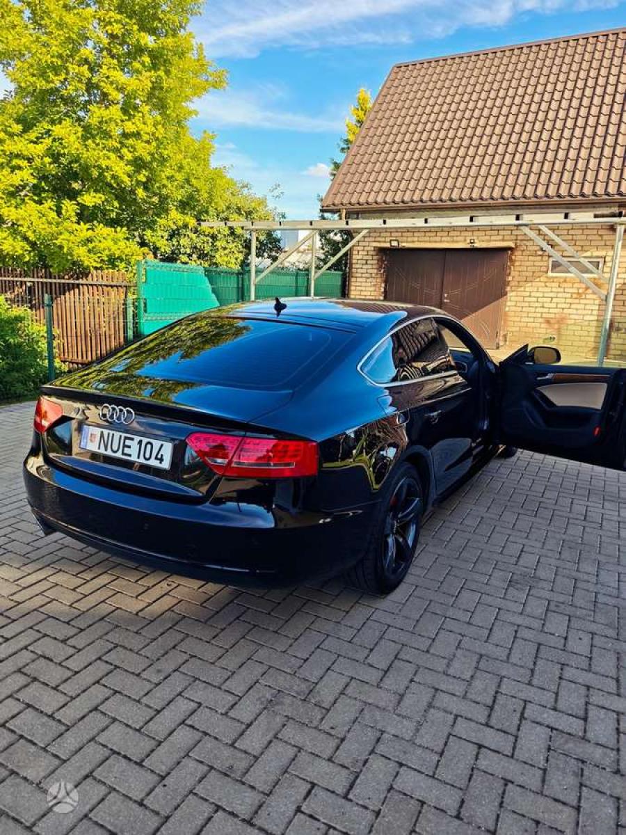 Черный Ауди A5 Sportback 2010 в Таураге, объемом двигателя 1.97 л и пробегом 254 тыс. км за 7950 €, фото 21 на AUTOMOTO.COM.LV