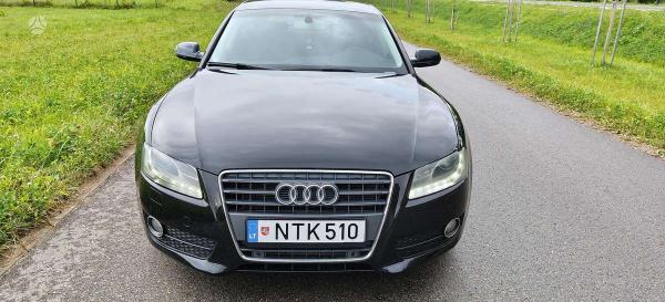 Black Audi A5 Sportback 2010 in Alytus, with an engine capacity of 1.97 L and mileage of 317 thousand km for 5600 €, photo 1 on AUTOMOTO.COM.LV