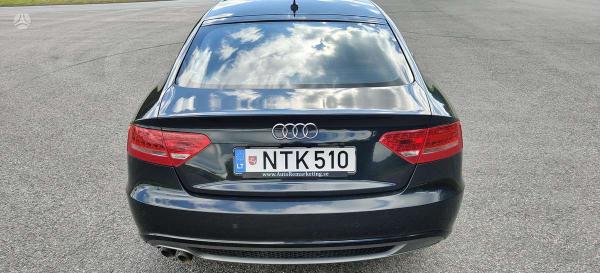 Black Audi A5 Sportback 2010 in Alytus, with an engine capacity of 1.97 L and mileage of 317 thousand km for 5600 €, photo 5 on AUTOMOTO.COM.LV