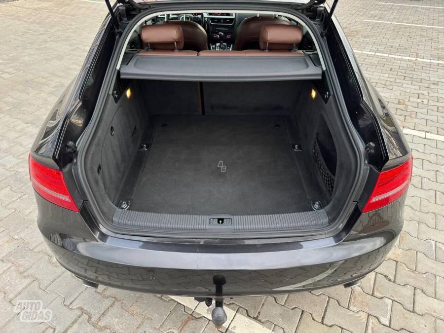 Black Audi A5 Sportback 2010 in Vilnius, with an engine capacity of 2.70 L and mileage of 270 thousand km for 5900 €, photo 16 on AUTOMOTO.COM.LV