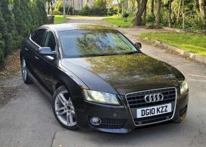 Melns Audi A5 Sportback 2010 Radviliškis, ar dzinēja tilpumu 1.97 L un nobraukumu 271 tūkst. km par 2200 €, foto 3 vietnē AUTOMOTO.COM.LV