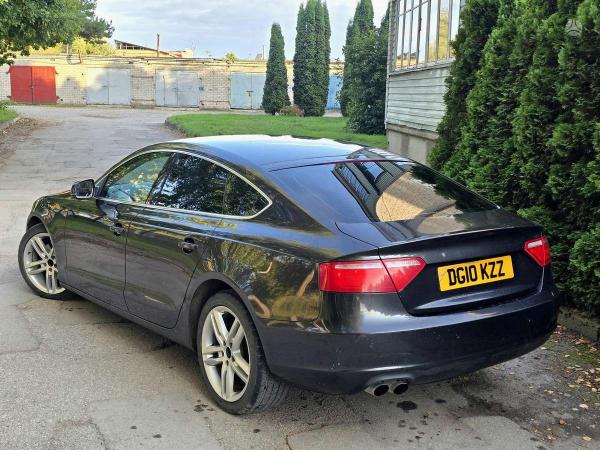 Melns Audi A5 Sportback 2010 Radviliškis, ar dzinēja tilpumu 1.97 L un nobraukumu 271 tūkst. km par 2200 €, foto 6 vietnē AUTOMOTO.COM.LV