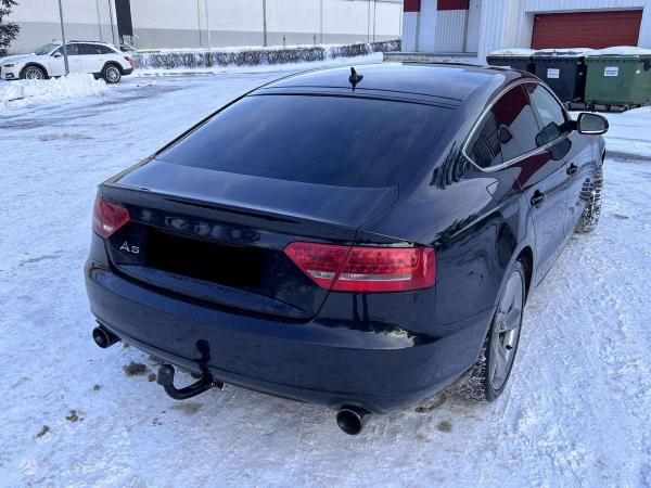 Черный Ауди A5 Sportback 2011 в Клайпеда, объемом двигателя 2.70 л и пробегом 320 тыс. км за 6500 €, фото 9 на AUTOMOTO.COM.LV