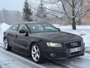 Melns Audi A5 Sportback 2011 Kauņa, ar dzinēja tilpumu 2.70 L un nobraukumu 340 tūkst. km par 6000 €, foto  vietnē AUTOMOTO.COM.LV