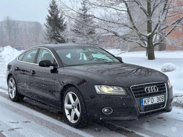 Melns Audi A5 Sportback 2011 Kauņa, ar dzinēja tilpumu 2.70 L un nobraukumu 343 tūkst. km par 6000 €, foto 2 vietnē AUTOMOTO.COM.LV