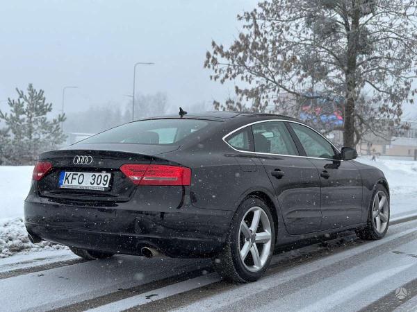 Melns Audi A5 Sportback 2011 Kauņa, ar dzinēja tilpumu 2.70 L un nobraukumu 343 tūkst. km par 6000 €, foto 4 vietnē AUTOMOTO.COM.LV