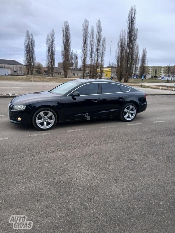 Black Audi A5 Sportback 2011 in Taurage, with an engine capacity of 2.00 L and mileage of 165 thousand km for 7850 €, photo 3 on AUTOMOTO.COM.LV