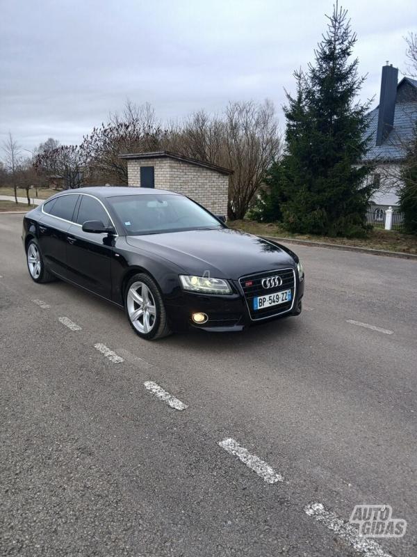 Black Audi A5 Sportback 2011 in Taurage, with an engine capacity of 2.00 L and mileage of 165 thousand km for 7850 €, photo 8 on AUTOMOTO.COM.LV