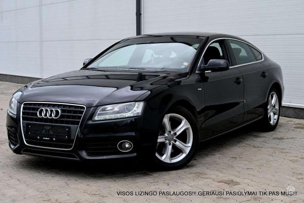 Черный Ауди A5 Sportback 2011 в Кретинга, объемом двигателя 2.70 л и пробегом 319 тыс. км за 7899 €, фото 3 на AUTOMOTO.COM.LV