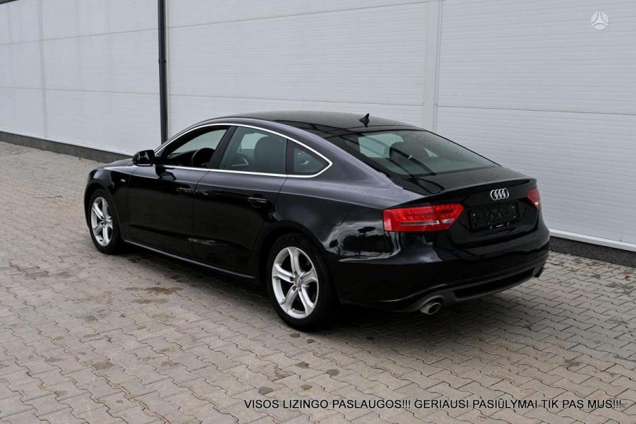 Black Audi A5 Sportback 2011 in Kretinga, with an engine capacity of 2.70 L and mileage of 319 thousand km for 7899 €, photo 15 on AUTOMOTO.COM.LV