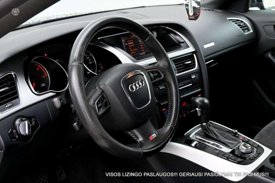 Black Audi A5 Sportback 2011 in Kretinga, with an engine capacity of 2.70 L and mileage of 319 thousand km for 7899 €, photo 21 on AUTOMOTO.COM.LV
