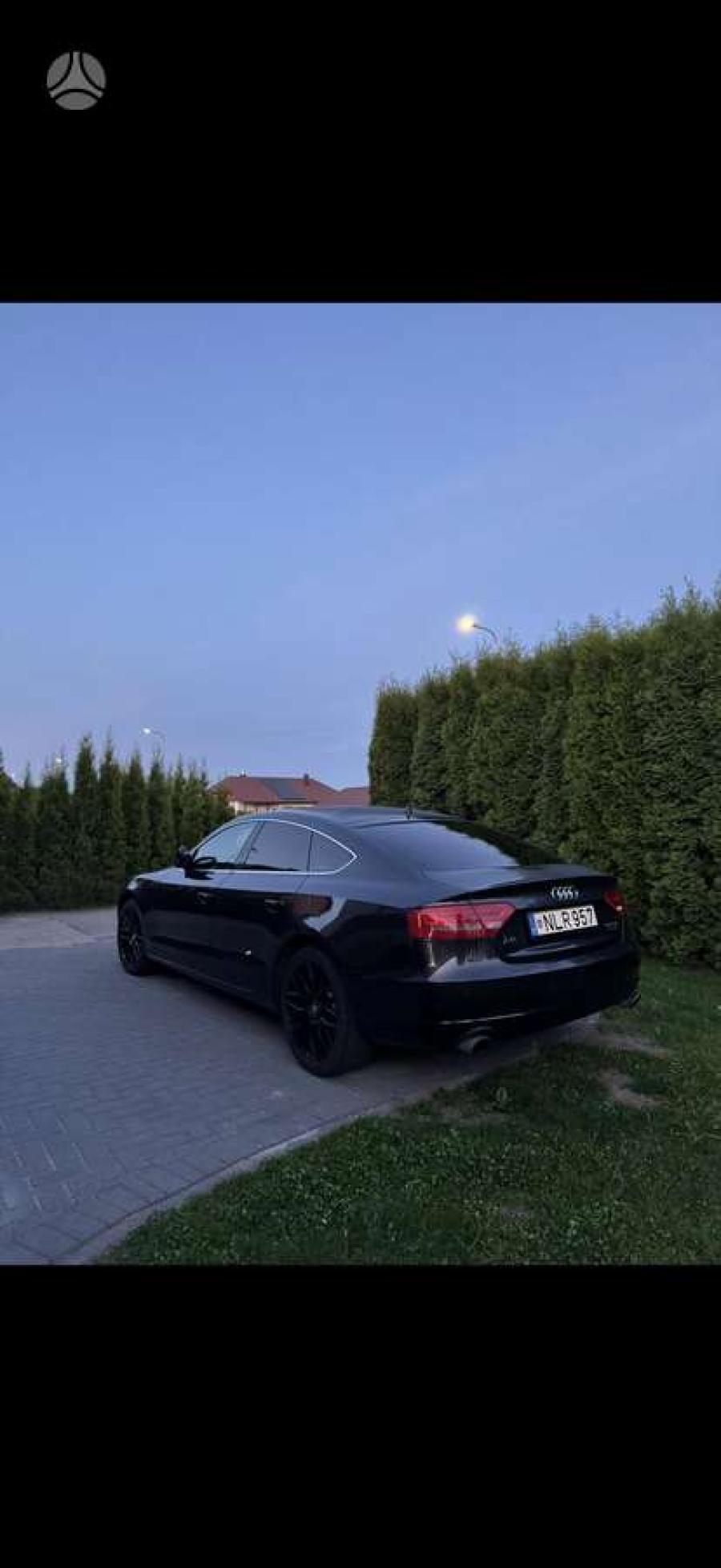 Melns Audi A5 Sportback 2011 Plungė, ar dzinēja tilpumu 1.98 L un nobraukumu 220 tūkst. km par 6600 €, foto 15 vietnē AUTOMOTO.COM.LV