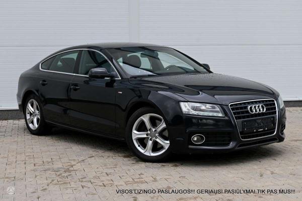 Черный Ауди A5 Sportback 2011 в Кретинга, объемом двигателя 2.70 л и пробегом 319 тыс. км за 7399 €, фото 1 на AUTOMOTO.COM.LV