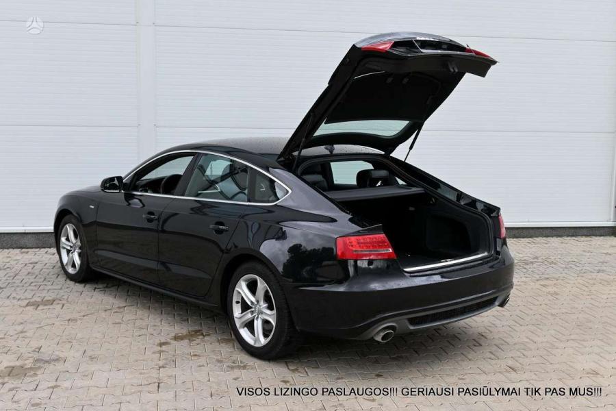Black Audi A5 Sportback 2011 in Kretinga, with an engine capacity of 2.70 L and mileage of 319 thousand km for 7399 €, photo 12 on AUTOMOTO.COM.LV